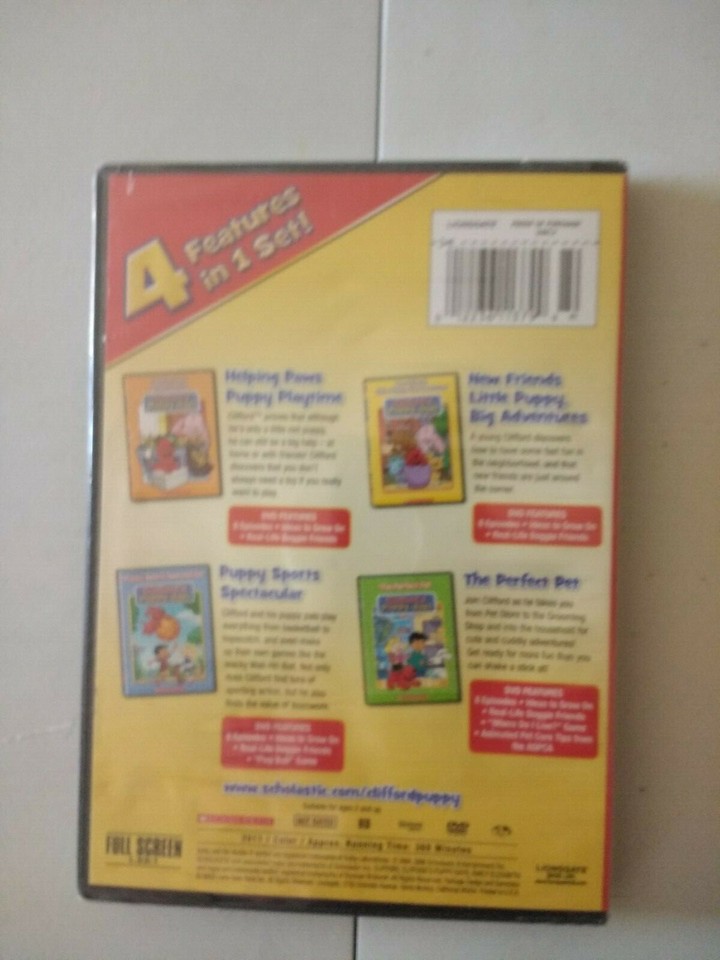 Cliffords Puppy Days: 4 Feature Set (DVD, 2011, 3-Disc Set) 12236113799 ...