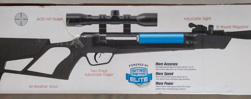 Crosman MagFire Mission Air Rifle .177 Cal. 1300fps Black CMM7SXS - New ...