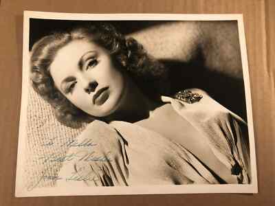 Joan Leslie Gorgeous Very Early Autographed 8/10 Pin Up Photo 40s ...