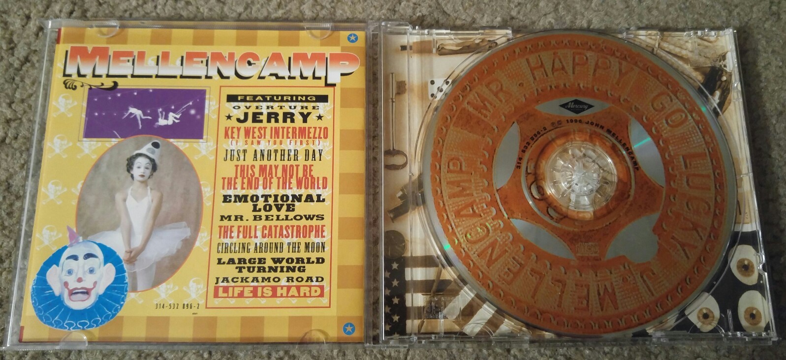 John Mellencamp - Mr Happy Go Lucky CD 1996 Pre-Owned Very Good ...