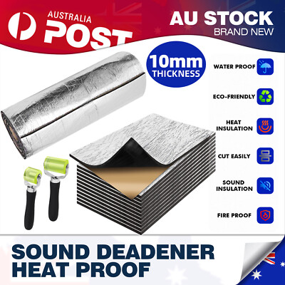 1.8-10M2 Car Roof Heat Shield Insulation Deadening Mat Firewall Sound ...