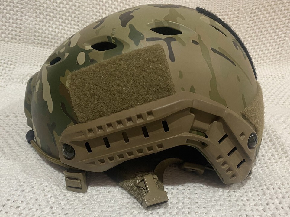 OPS CORE MULTICAM M/L FAST BUMP HIGHCUT HELMET RAILS NSW SF SOF PJ ...