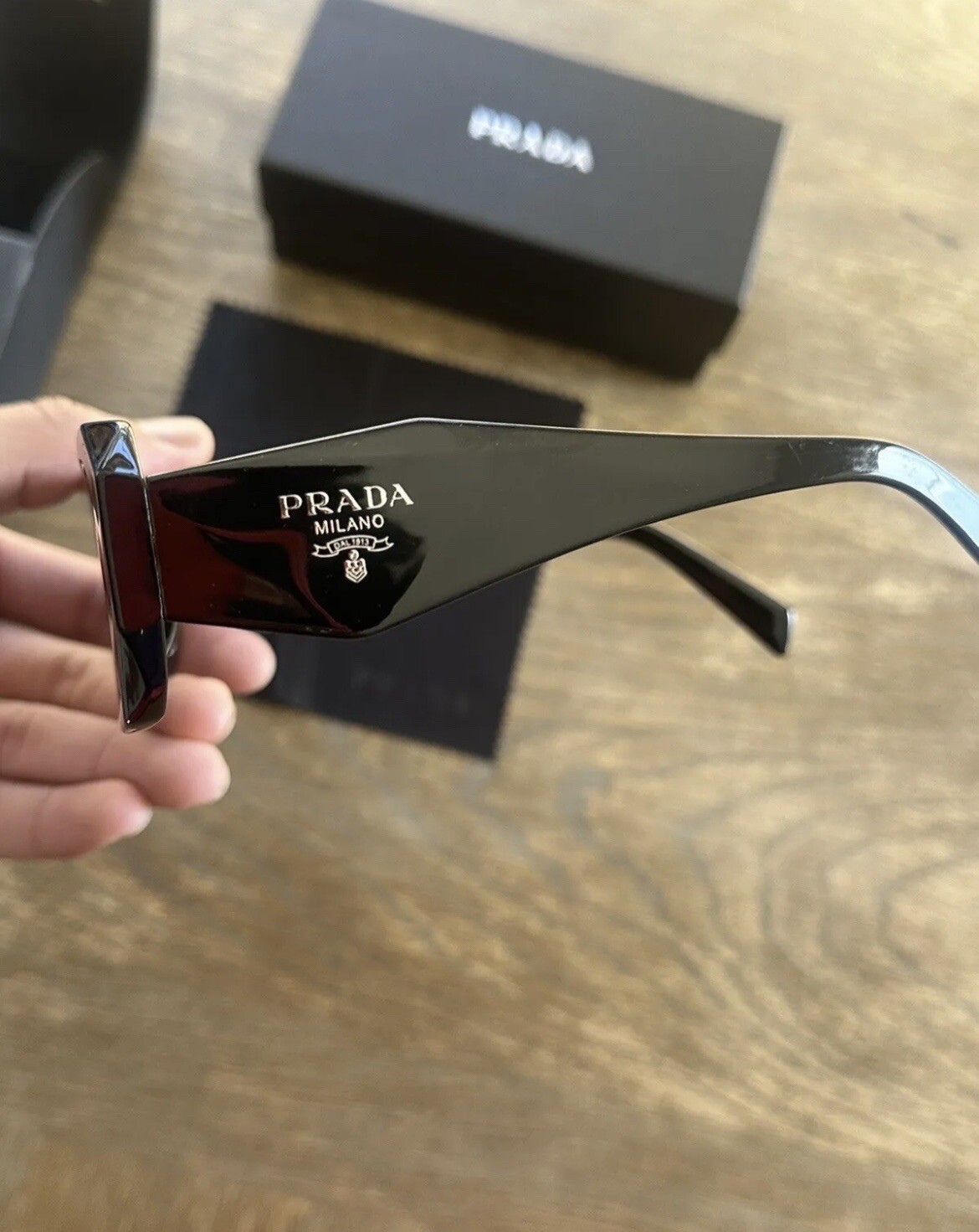 Prada Sunglasses PR17WS 1AB5S0 49mm Black Lens 8056597418478| eBay