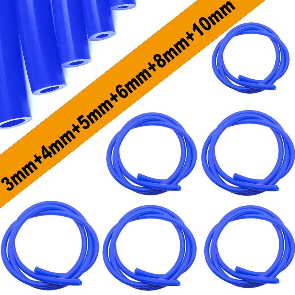 6PACK Car Vacuum Hose Automotive Silicone Vacuum Hose line Kit High ...
