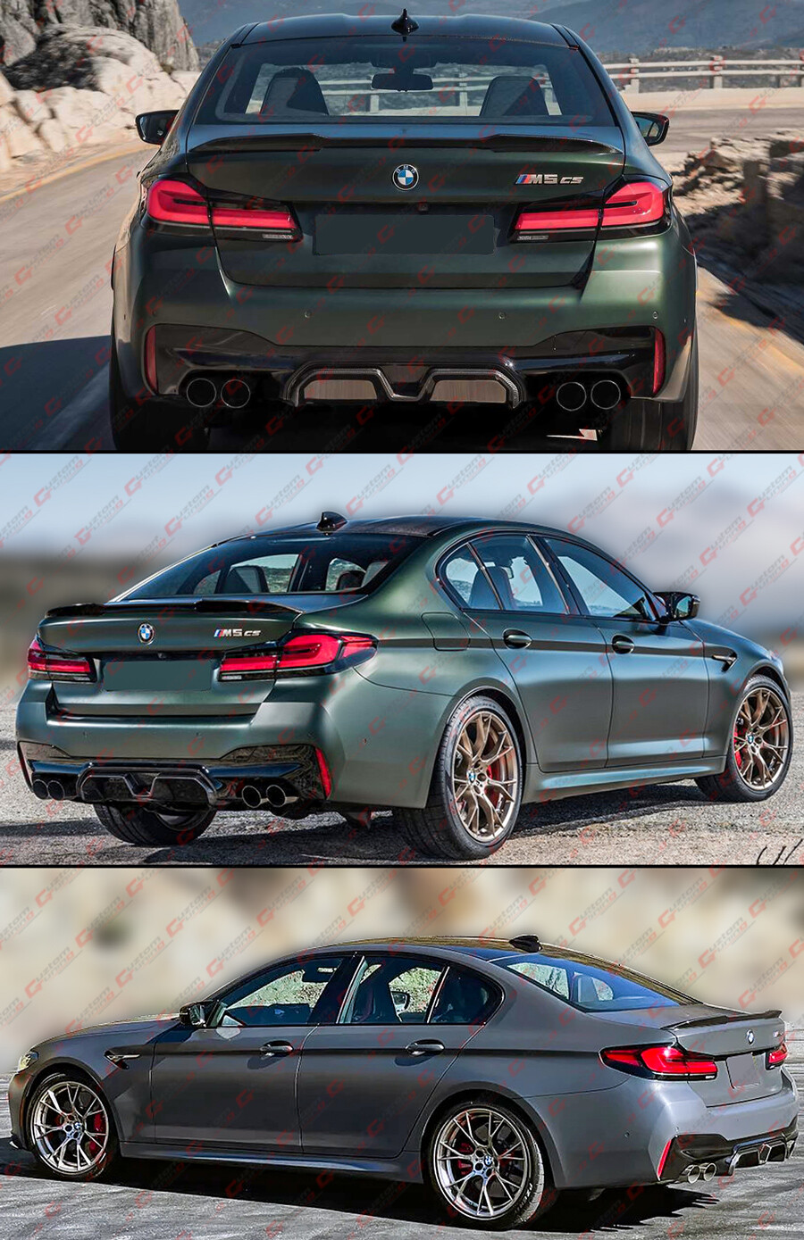 FOR 2017-2023 BMW G30 530i 540i F90 M5 CS | Grelly USA