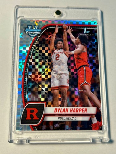 Dylan Harper 2024-25 Bowman U Chrome 1st Rookie XFRACTOR RC CARD ...