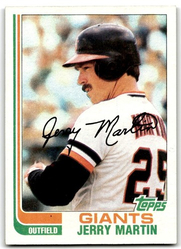 1982 Topps Jerry Martin San Francisco Giants #722 | eBay