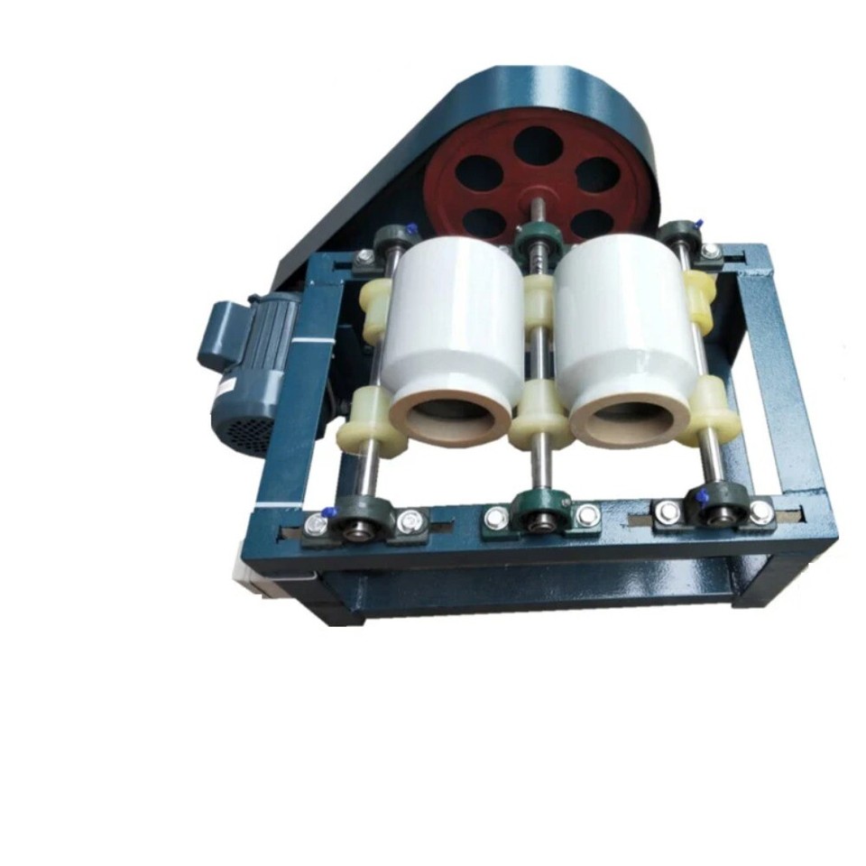 Horizontal Drum Small Laboratory Ball Mill Enamel Grinding Glaze Quartz ...