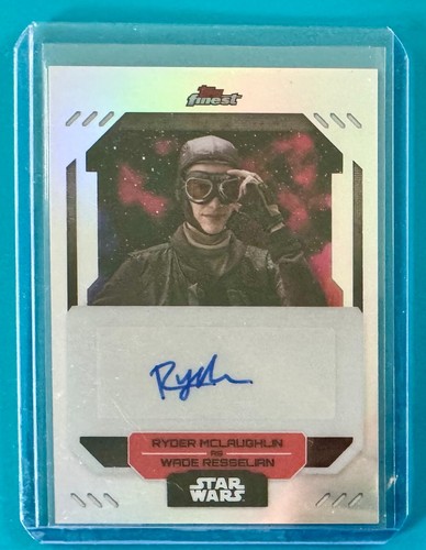 2023 Finest Star Wars Ryder McLaughlin Wade Resselian Auto Autograph # ...