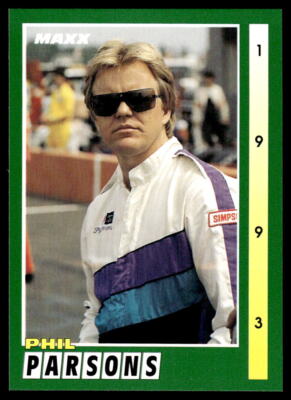 Phil Parsons 1993 Maxx Race Cards # 41 Base | eBay