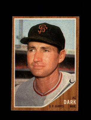 1962 AL DARK TOPPS #322 GIANTS *G1199 | eBay