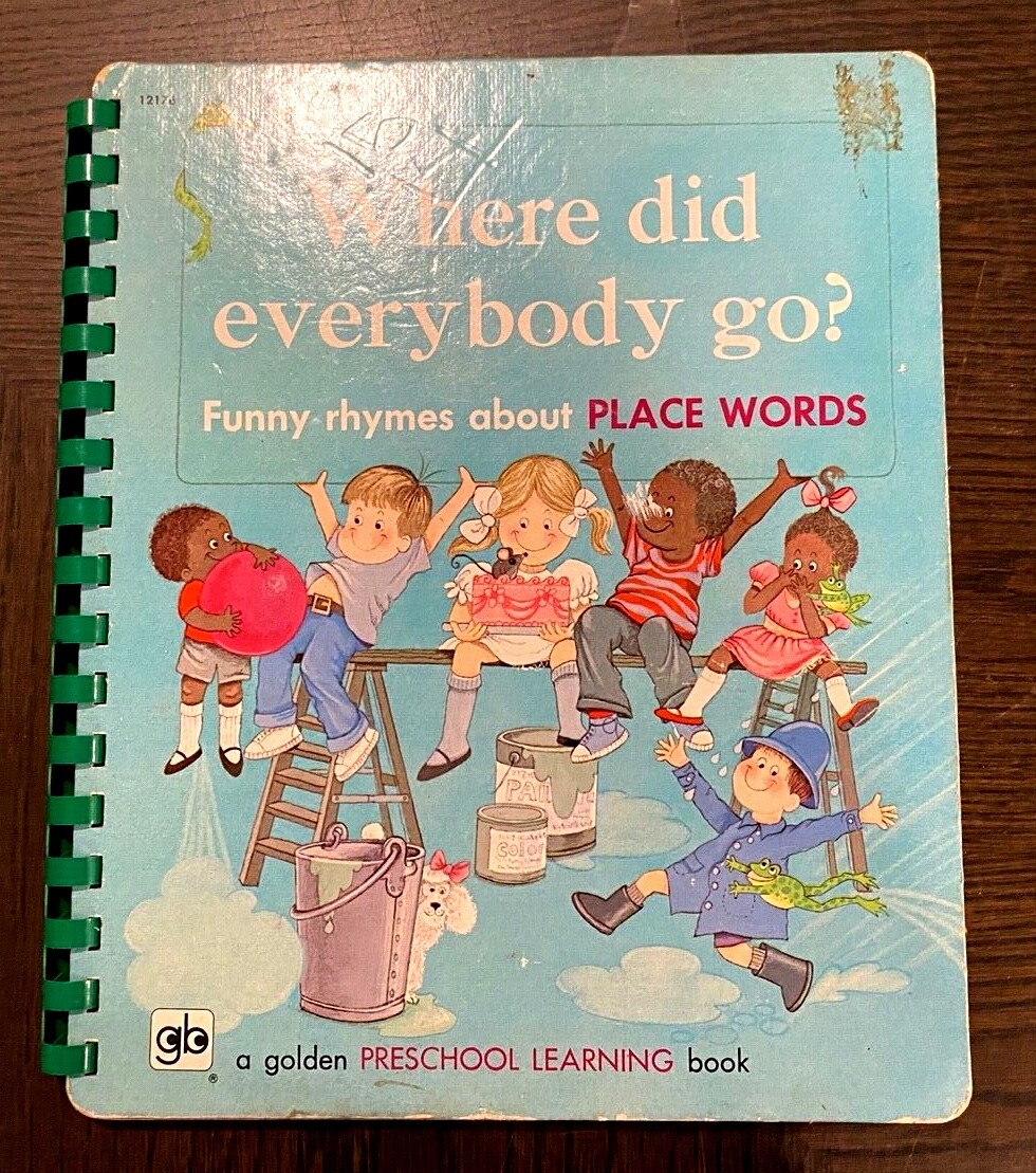 VINTAGE: Where Did Everybody Go? Golden Book Norah Smaridge 1971 ...
