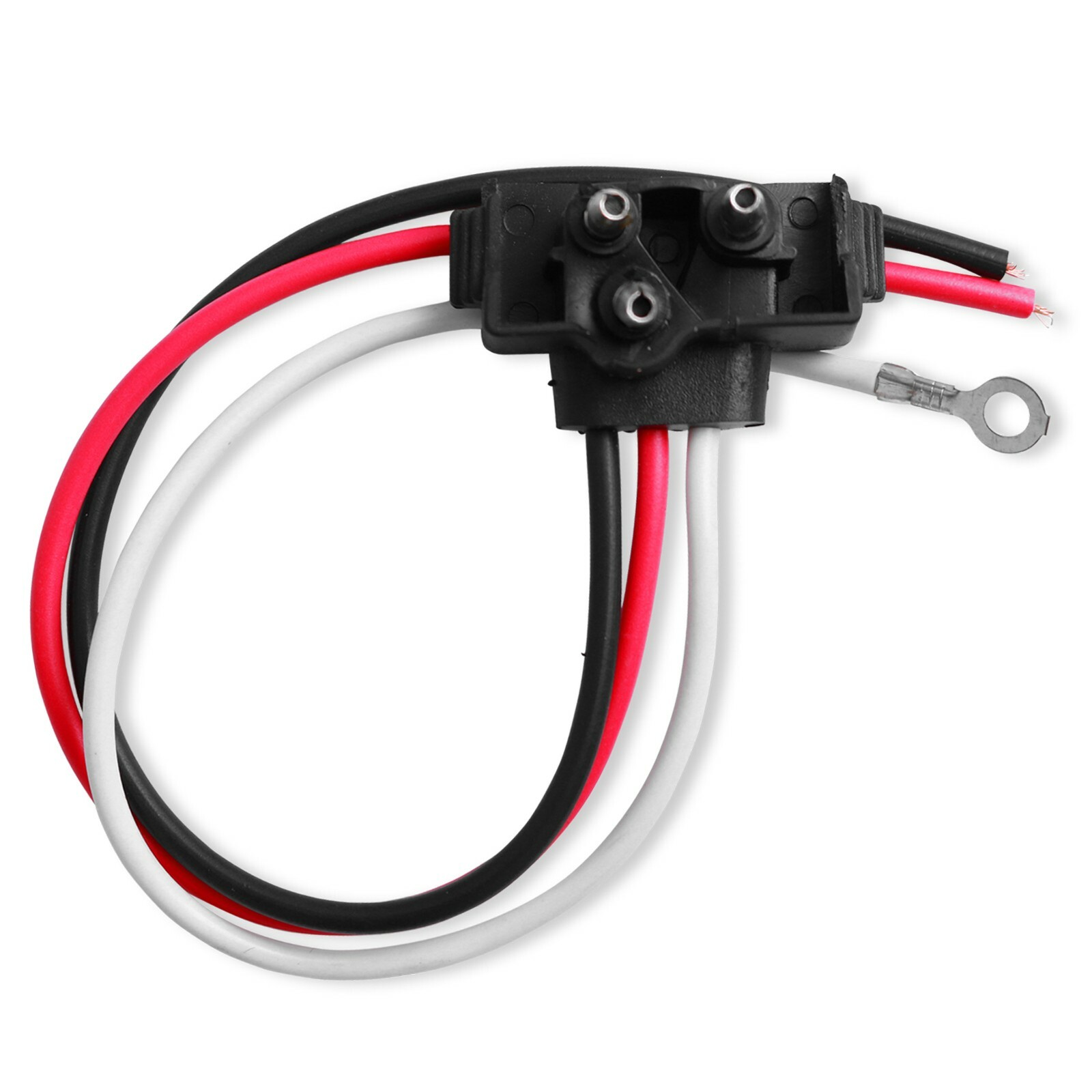 2pcs Round/Oval Stop Turn Tail Marker Light 3 Prong Trailer Pigtail ...