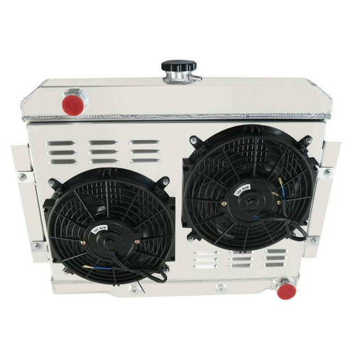 3 ROW Radiator Shroud Fan For 1973-1985 Jeep CJ5 CJ7 Chevy 350 V8 ...