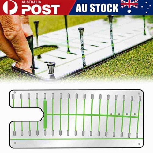 Golf Putting Eyeline Alignment Mirror Training Aid Putter Swing Trainer ...