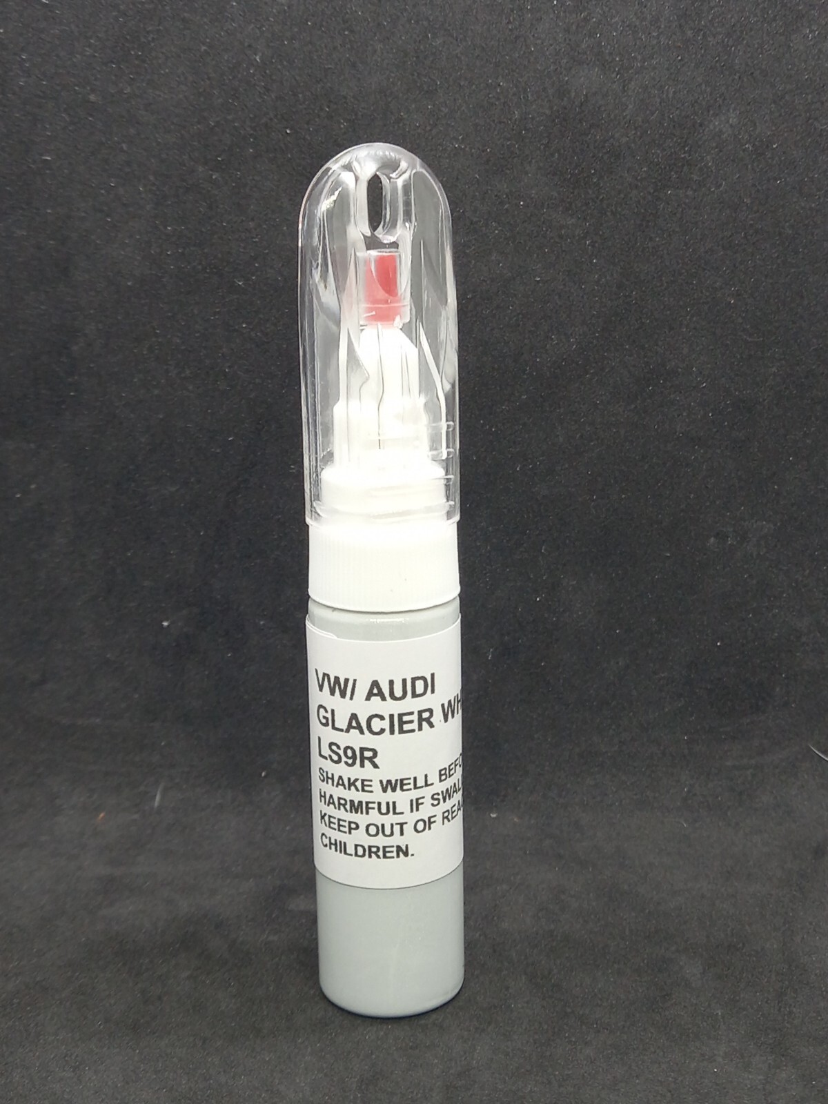 VW/ AUDI GLACIER WHITE LS9R CHIP/ SCRATCH PAINT TOUCH UP PEN/ BRUSH ...