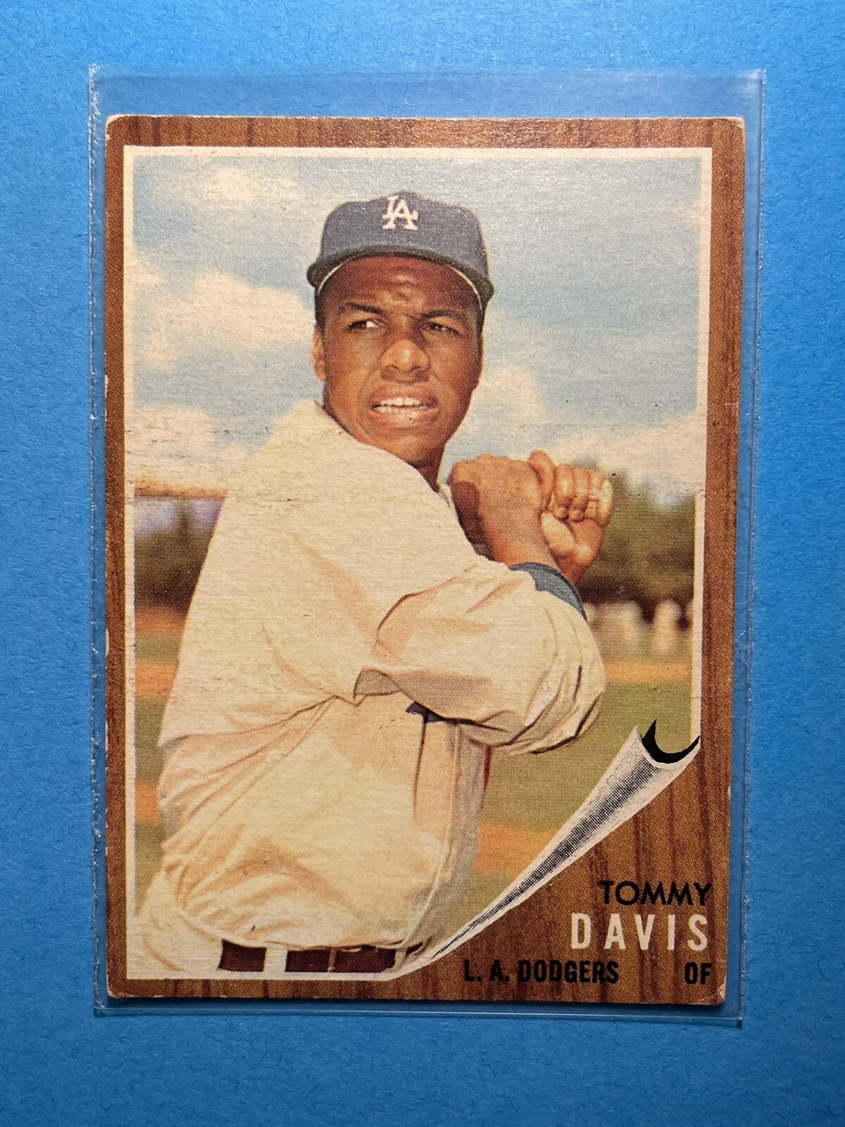 1962 Topps Set-Break #358 Tommy Davis. Stain on back of card. | eBay