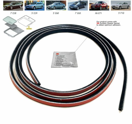 BMW SUNROOF WEATHERSTRIP SEAL FITS E38 E39 E60 E65 F01 F10, 54107245551 ...