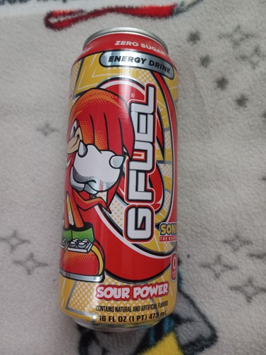 G Fuel Cans; 7 Sealed Knuckles 16 oz Cans, Sonic the Hedgehog | eBay