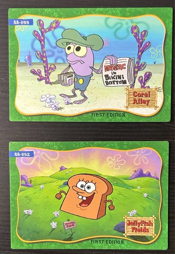 2003 Upper Deck SpongeBob Lot (2) First Edition – AA-048 AA-052 ...