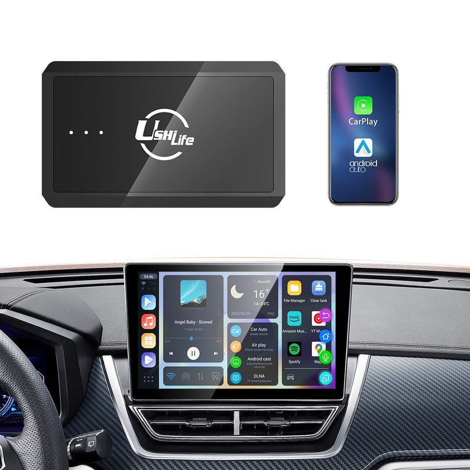 Wireless USB CarPlay Adapter Carplay Dongle For Android Plug & Play For ...