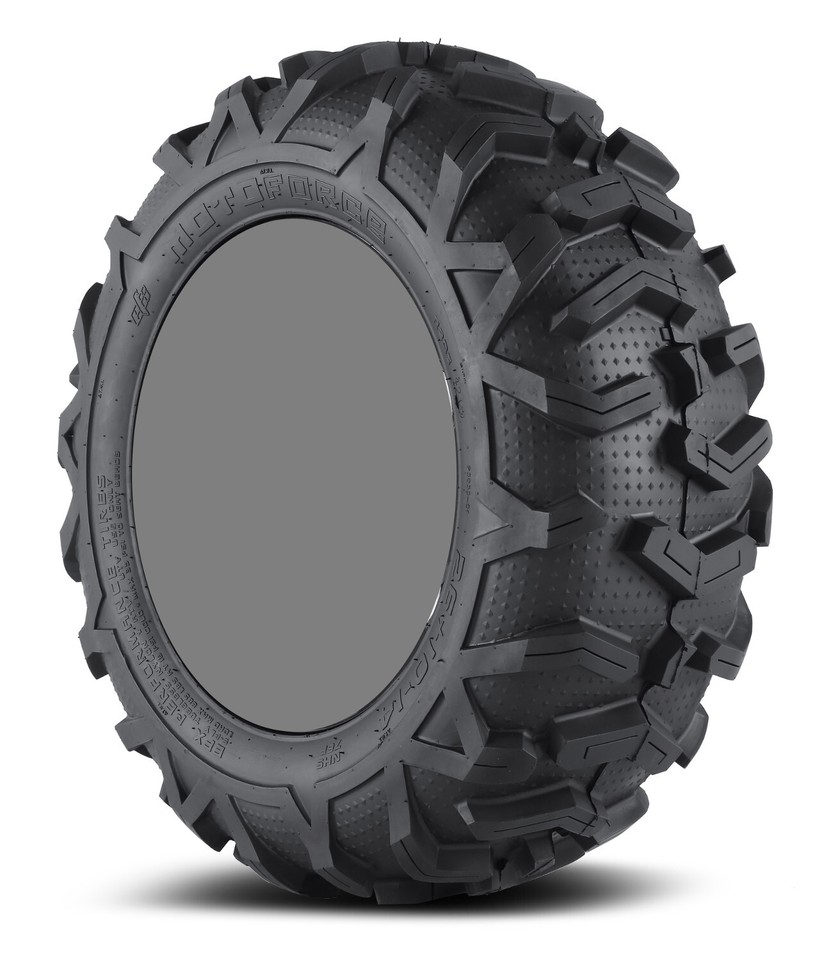 Kit 4 EFX MotoForce Tires 26x8-14/26x10-14 on Valor V04 Matte Black ...