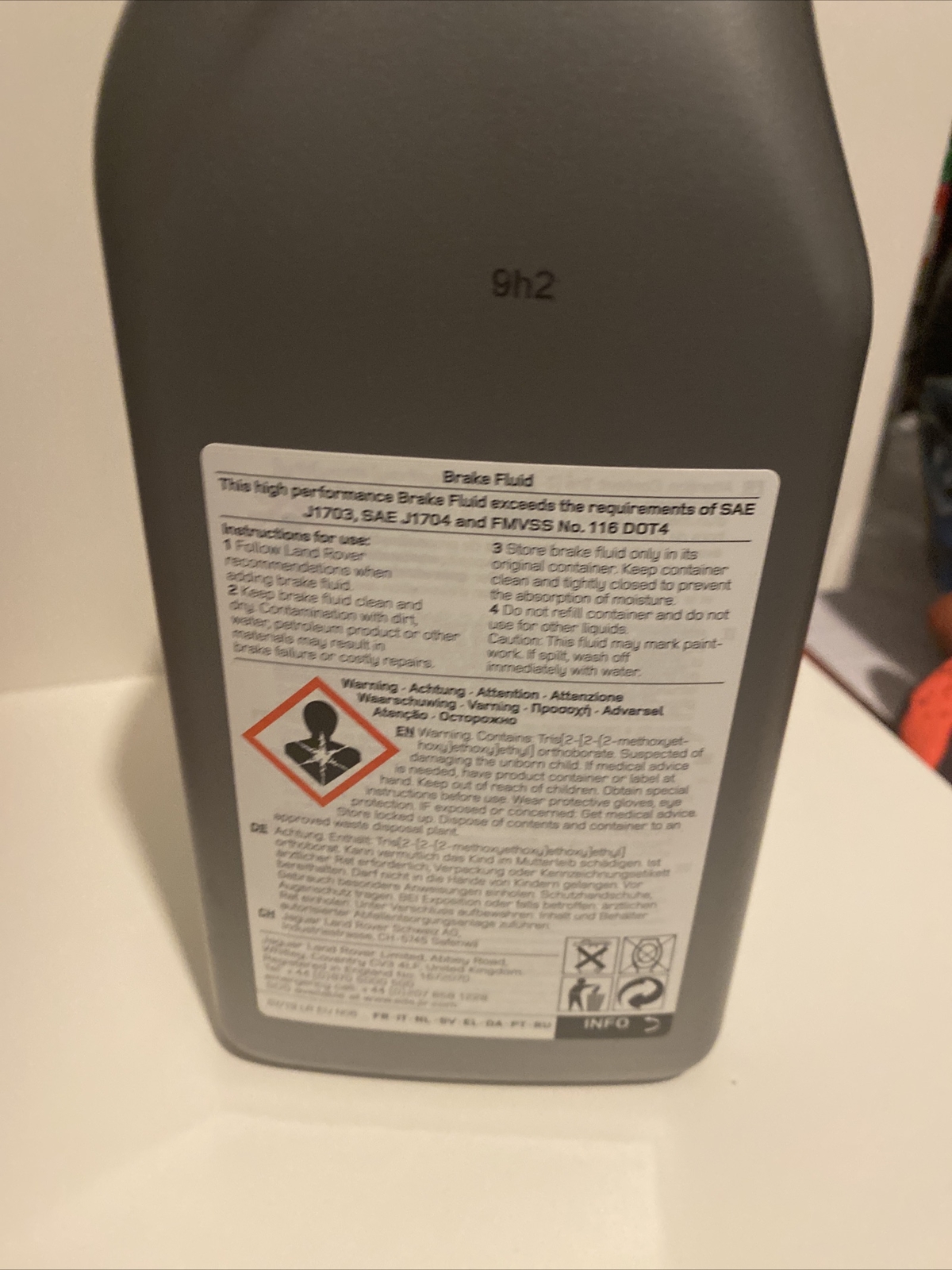 Genuine Land Rover 1 Litre Brake Fluid LR052653 Dot4 for sale online | eBay