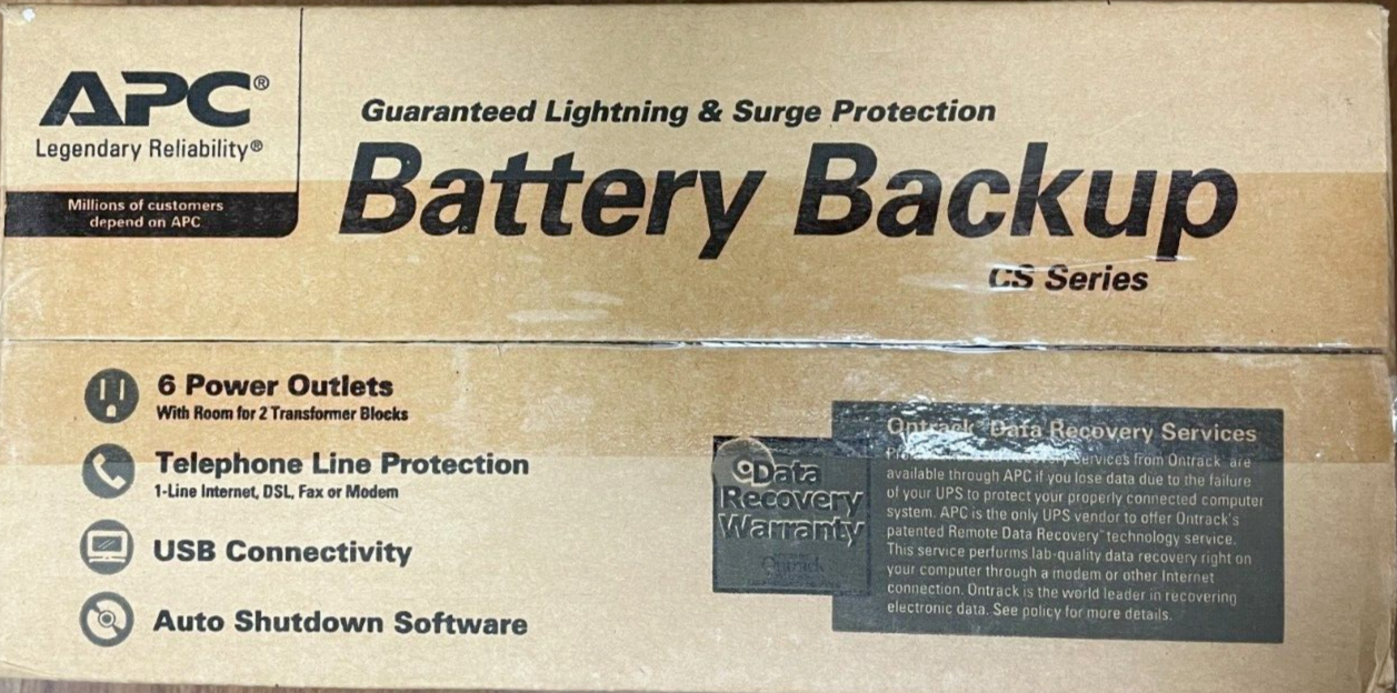 APC Back-UPS 350 (BK350) UPS System for sale online | eBay