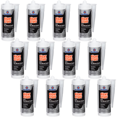 Permatex The Right Stuff One Minute Black Gasket Maker Set 60oz (12x5oz ...