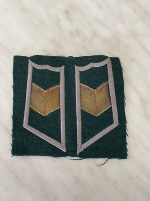 WW2 Finnish Finland m36-39 Tunic Rank Collar Patches Infantry NCOs ...