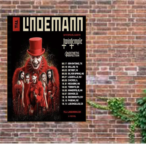 Till Lindemann Tour 2024 Poster | eBay