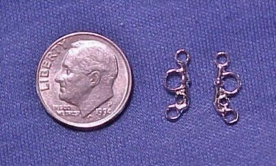 SULSER SADDLERY 1:12 Classic Pelham Bit (Dollhouse Scale) - IR/SILVER ...