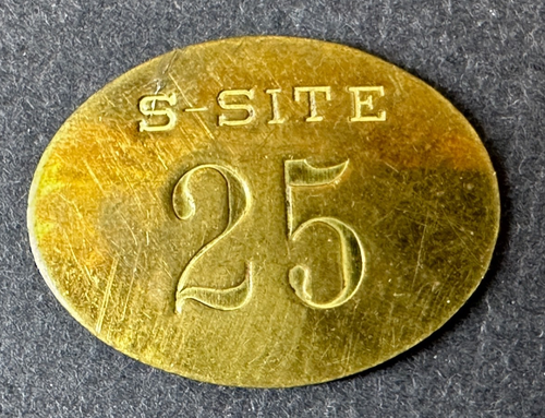 WWII S-Site Employee Badge Manhattan Project Atomic Bomb Los Almos ...