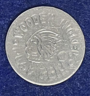 Wooden Nickel Play Coin 5 Five Token | eBay