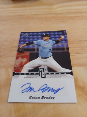 Quinn Brodey 2013 Leaf Perfect Game New York Mets Rookie AUTOGRAPH A ...