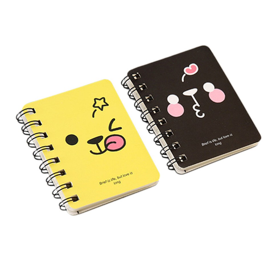 4 Pcs Small Note Pads Spiral Notebooks Memo Kraft Notepads Lined Notebook Ebay
