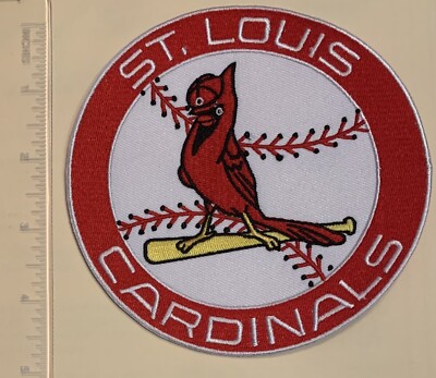 St. Louis Cardinals Big Large 5in. Iron / Sew On Embroidered Patch FREE ...