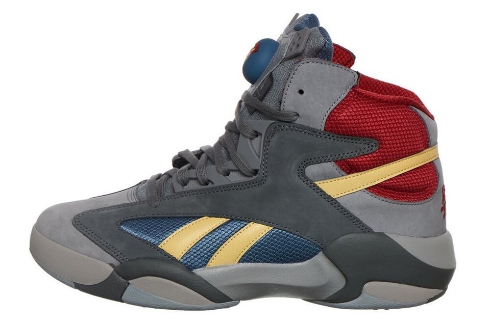 Reebok Shaq Attaq DC Comics Grey Red Superman Man of Steel HQ4587 Men's ...