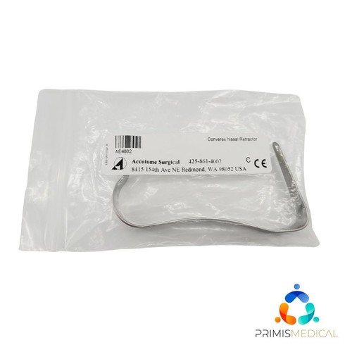 Accutome Surgical AE4882 Converse Nasal Retractor 11mm x 44mm Blade 4-3 ...