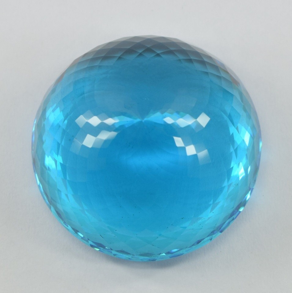 Natural 2000 Ct EGL Certified London Biggest Blue Topaz Gemstone Round ...