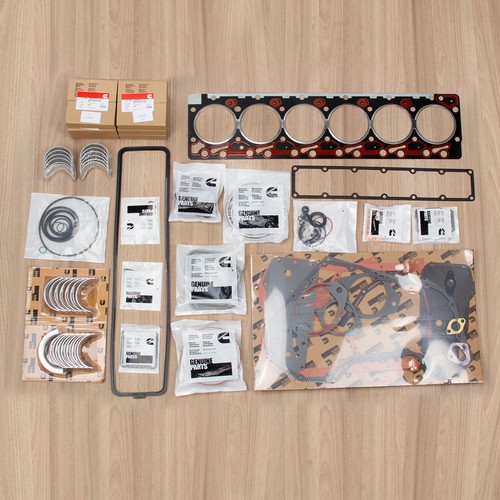 For Cummins Dodge Re-ring Rebuild Kits W/ Rod Bearings 5.9 12V Valve ...