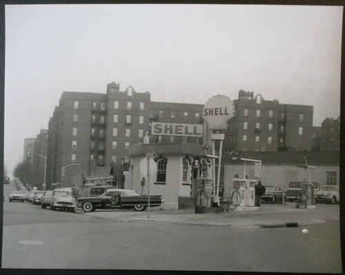 1961 Shell Gas Station Queens Blvd & 64th Rd Rego Park New York City ...