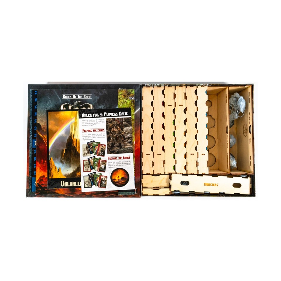 CMON Board Games Blood Rage w/5th Player Expansion + Broken Token Inse ...