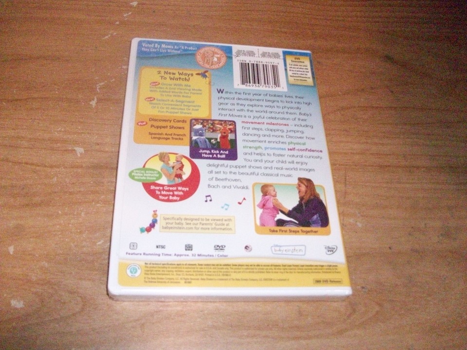 Disney Baby Einstein: Baby's First Moves Dance Play Clap (DVD, 2009 ...