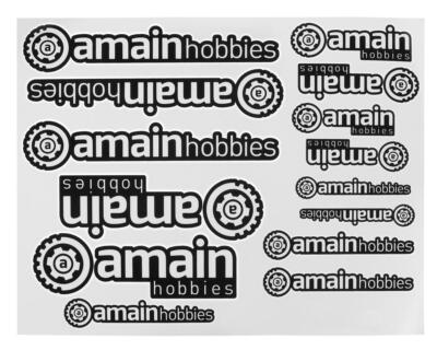 AMain Hobbies Sticker Sheet (Black) [AMN1002-BLK] | eBay