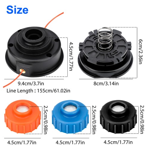 String Trimmer Head Replace For Craftsman WC205 WC210 WC215 WC2200 ...