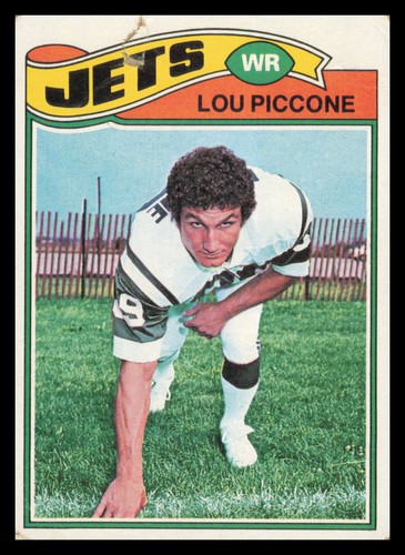 1977 Topps Football #333 Lou Piccone RC New York Jets | eBay