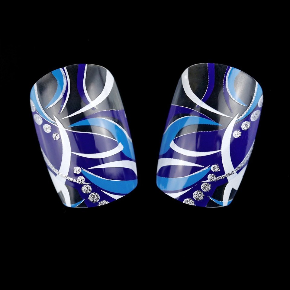 ArtPlus 24pcs x 2 (2-Pack) B Length 2 Boxes in 1 False Nails Art | eBay