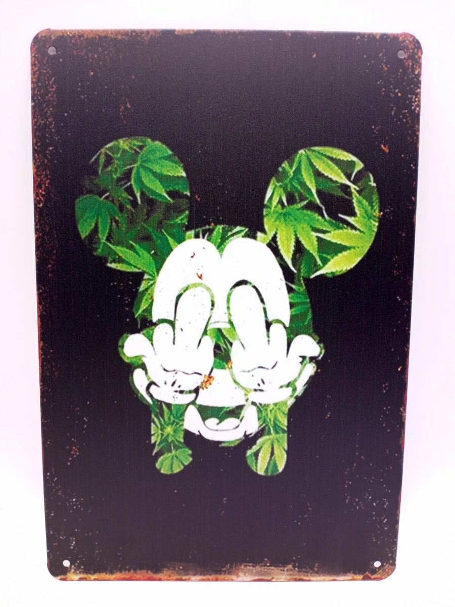 Mickey Mouse Smoking A Joint