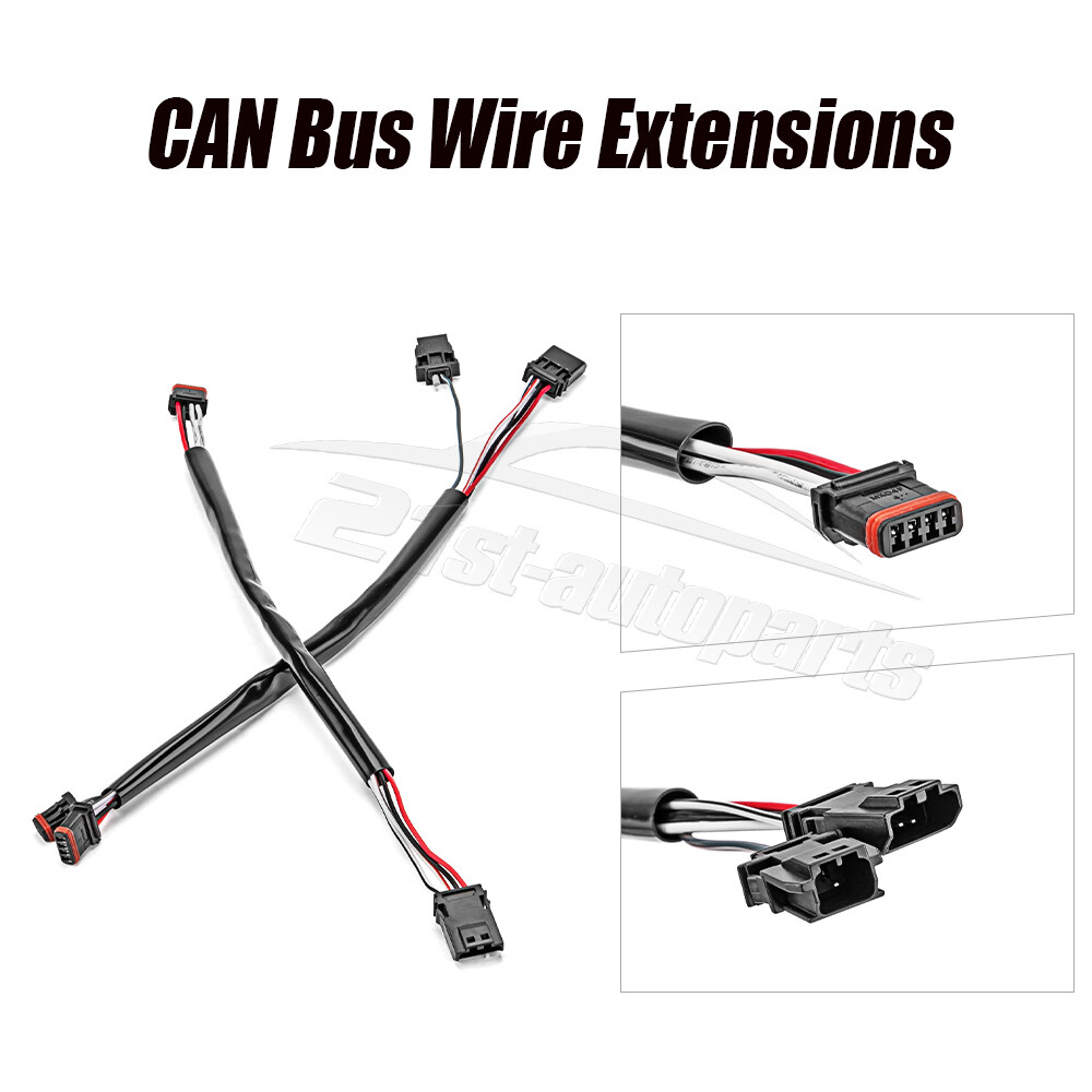 8-16" CAN-Bus Handlebar Switch Wire Extension For Harley Softail ...